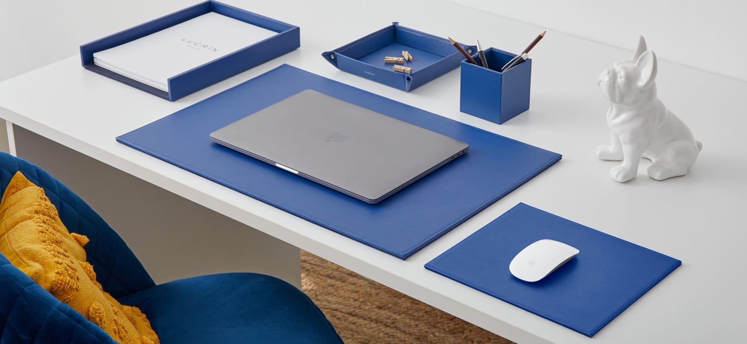 Senator Edition Leather Desk Set